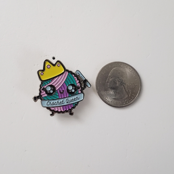 Jewelry | 315 Crochet Queen Pin | Poshmark